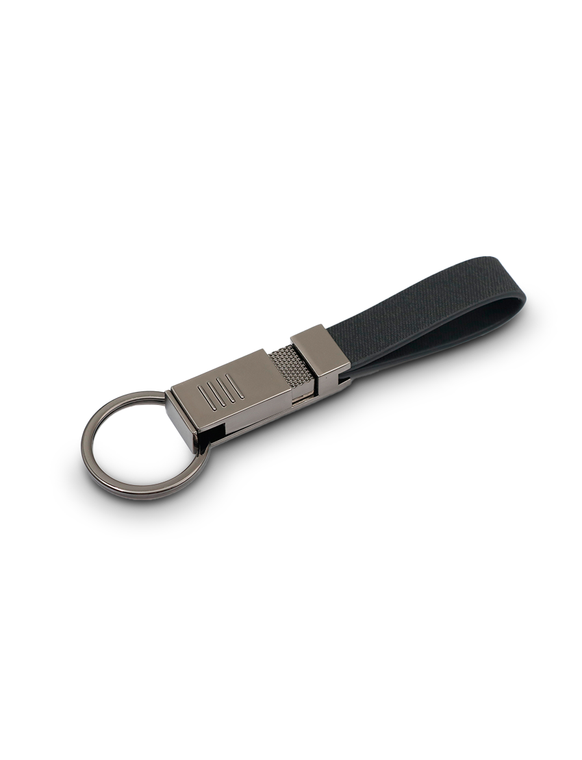 CHIC KEYCHAIN - Innovative Slide-Down Keyholder In PU And Gunblack ...